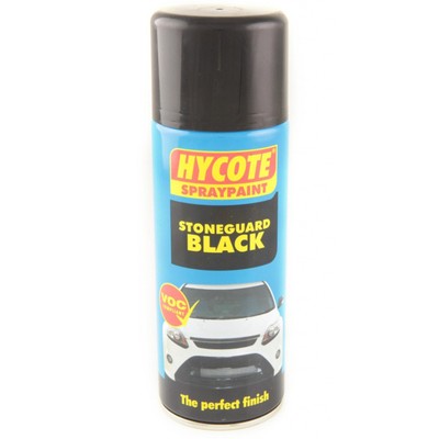 Hycote Stoneguard Black Spray Paint Stone chip Guard 400ml Aerosol ...