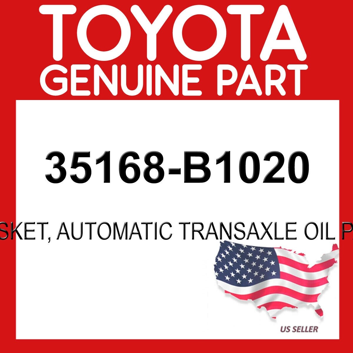 TOYOTA GENUINE OEM 35168-B1020 GASKET, AUTOMATIC TRANSAXLE OIL PAN ...
