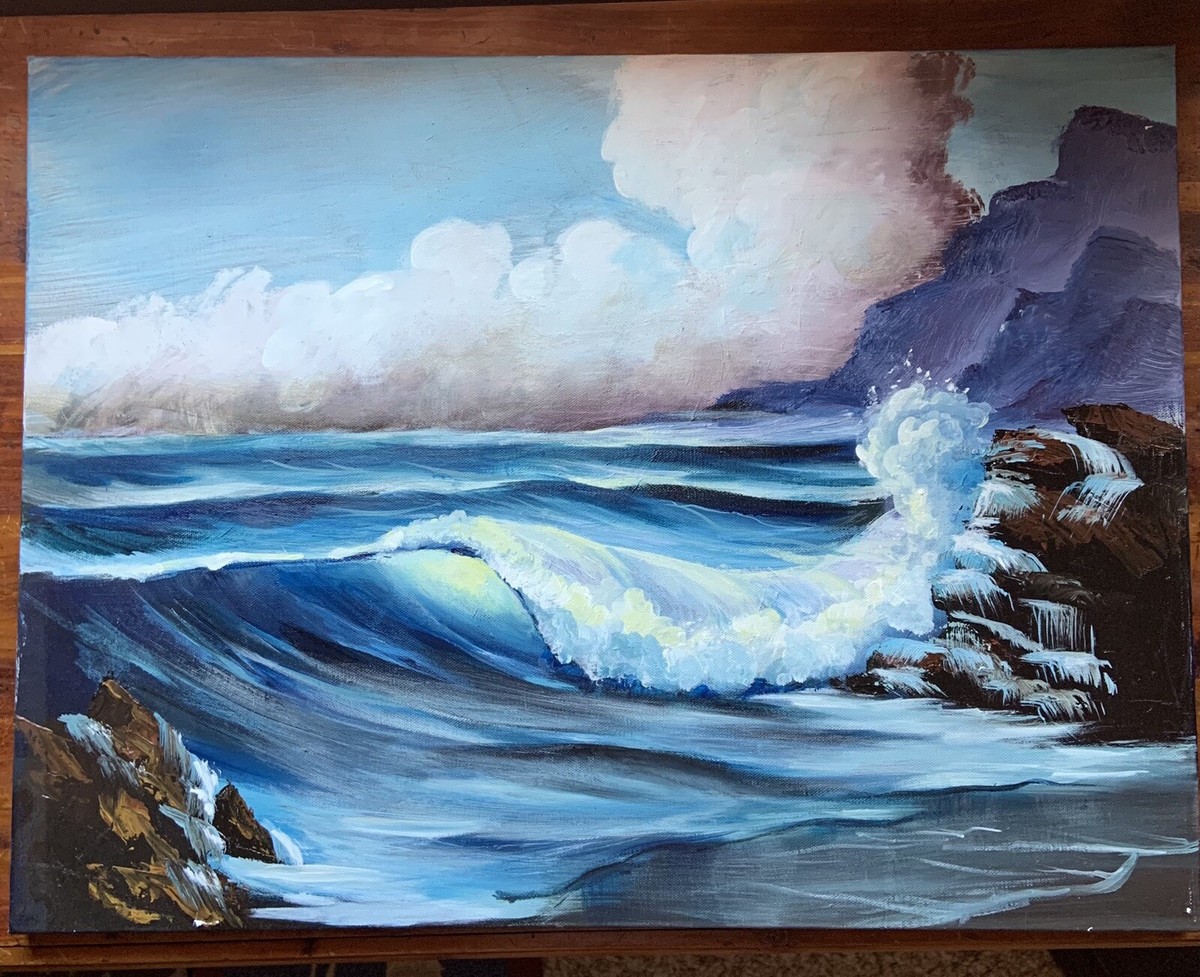 Bob Ross Ocean Paintings