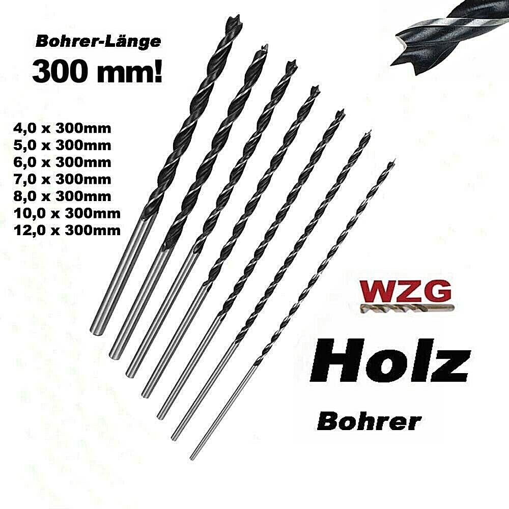 Holzbohrer Satz 7tlg Bohrsatz Balkenbohrer Schlangenbohrer 4 bis 12mm ...