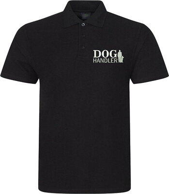 Embroidered Dog Handler Polo Shirt SIA Doorman Patrol Unit K9 Unit Polo ...