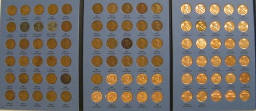Complete Lincoln Wheat Penny Cent Collection Whitman Album 1941 - 1974 ...