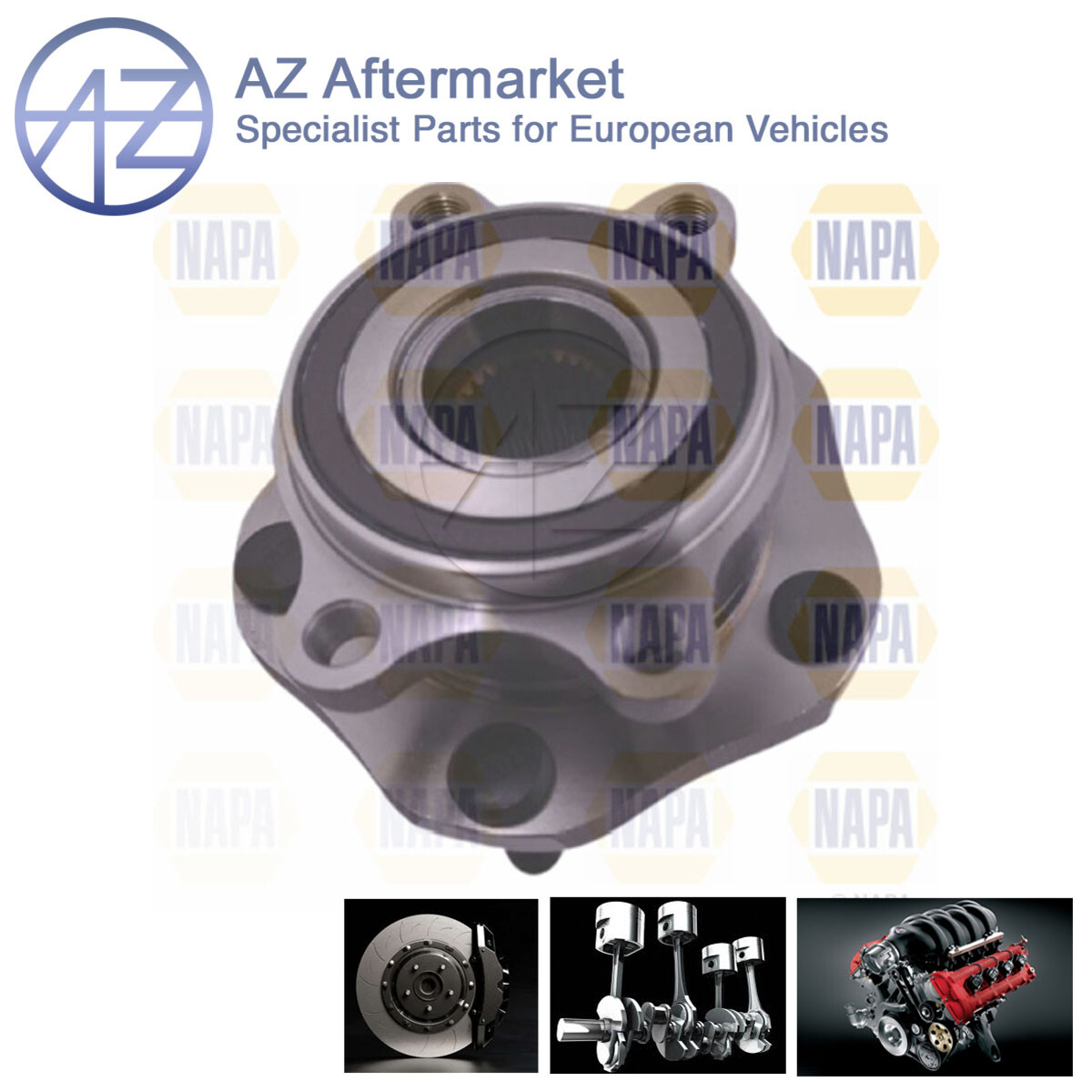 Fits Nissan X-Trail 2014- 1.6 dCi 2.0 AZ Front Wheel Bearing Kit ...