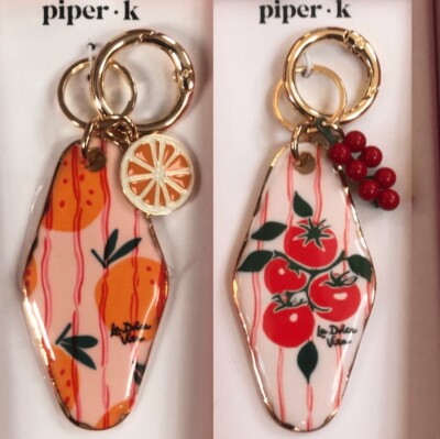 Piper K Key Chain Bag Charm Novelty NIB TikTok Favorite CHOOSE STYLE | eBay