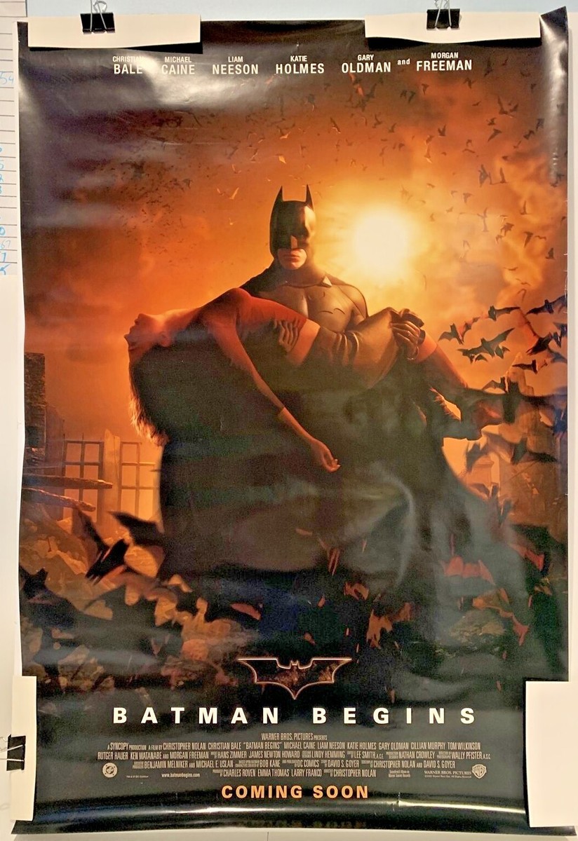 Batman Begins Movie Poster Original