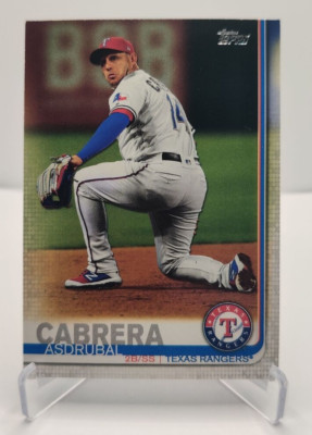 2019 Topps Update Base #US121 Asdrubal Cabrera - Texas Rangers | eBay