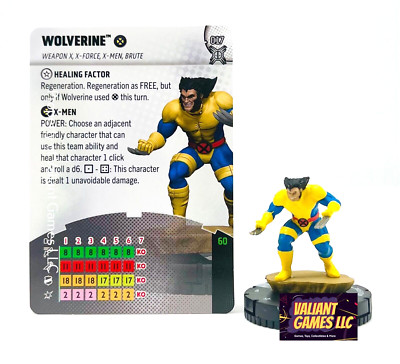 Marvel Heroclix Wolverine #017 w/ Card Deadpool Weapon X Set | eBay