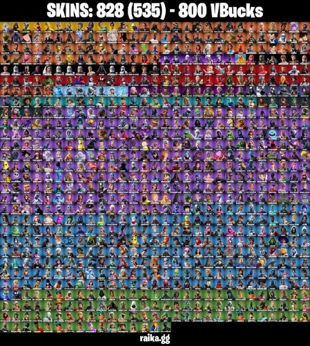 [828 Skns] Fortnite Accs 623Emotes,Ikonic,Galaxy,Take The L,Scenario ...