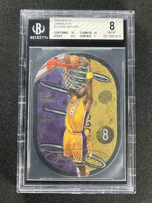 2004-05 Fleer E-XL Kobe Bryant #3 Die Cut Jambalaya Case Hit SSP BGS 8 ...
