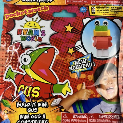 🔥 New Ryan's World Pocket.Watch Build-it Mini Combo Gus FACTORY SEALED ...