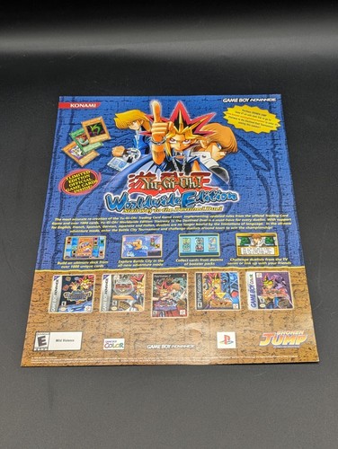 2003 Yu-Gi-Oh! Worldwide Edition GBA Vintage Print Ad Poster Official ...