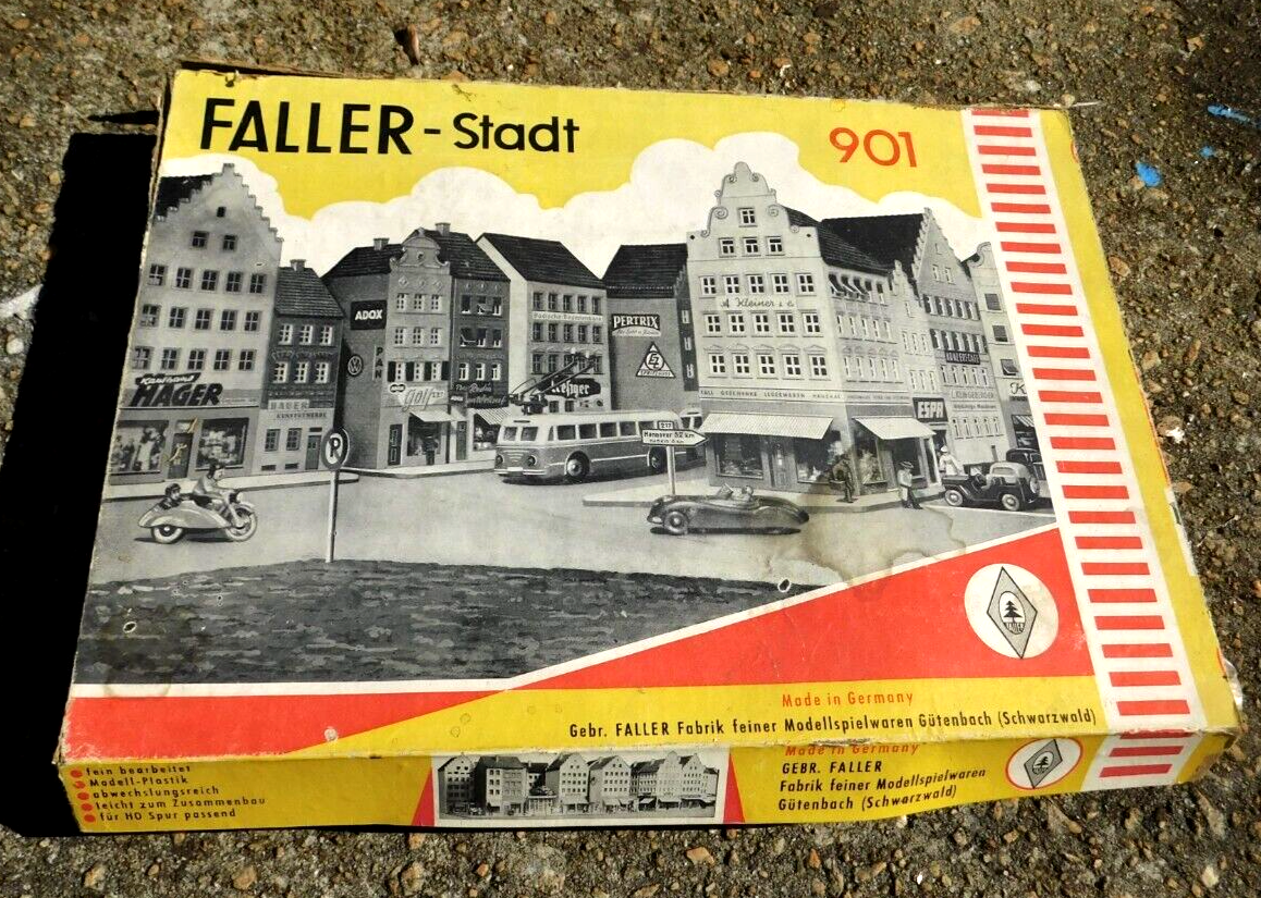 Faller Stadt 901 HO Buildings Model with Box 1950's or 1960's | eBay