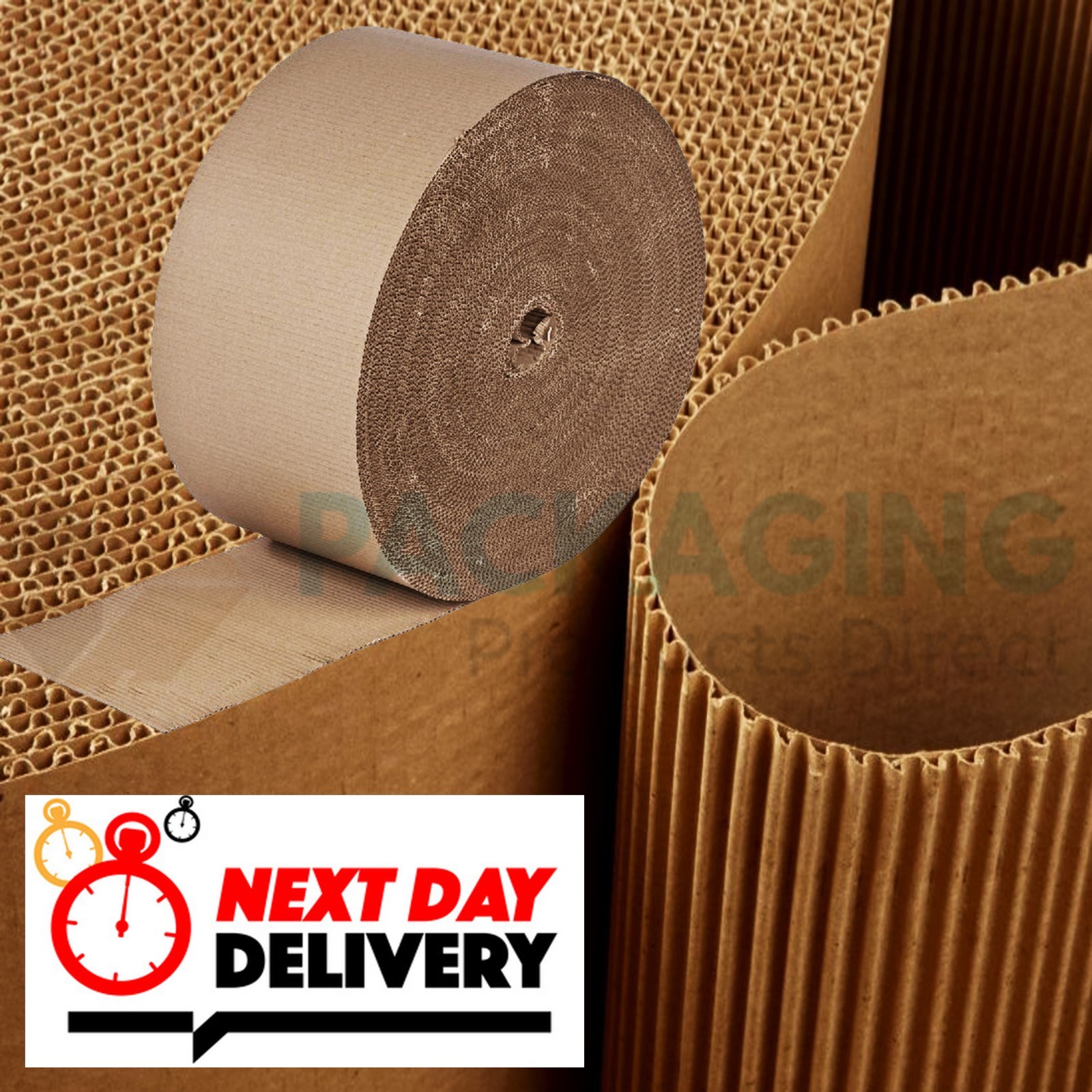 CORRUGATED CARDBOARD ROLLS - 75M FULL ROLLS - STRONG SHEETS - 24 HR ...