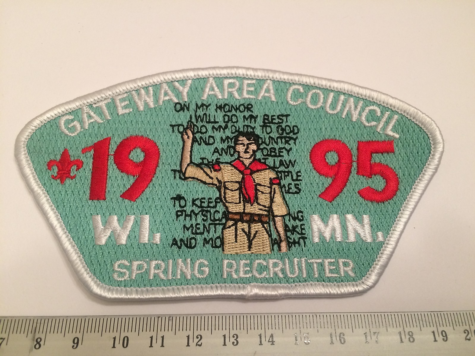 Gateway Area Council Wisconsin SA29 1995 Spring Recruiter CSP Boy ...