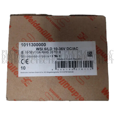 50PCS/NEW Weidmuller 1011300000 WSI 6/LD Fuse Terminal 10-36V DC/AC | eBay