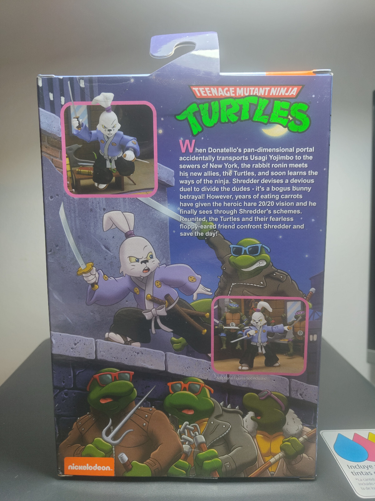 ORIGINAL NECA TMNT USAGI YOJIMBO SUIT SAMURAI RABBIT NINJA TURTLES ...