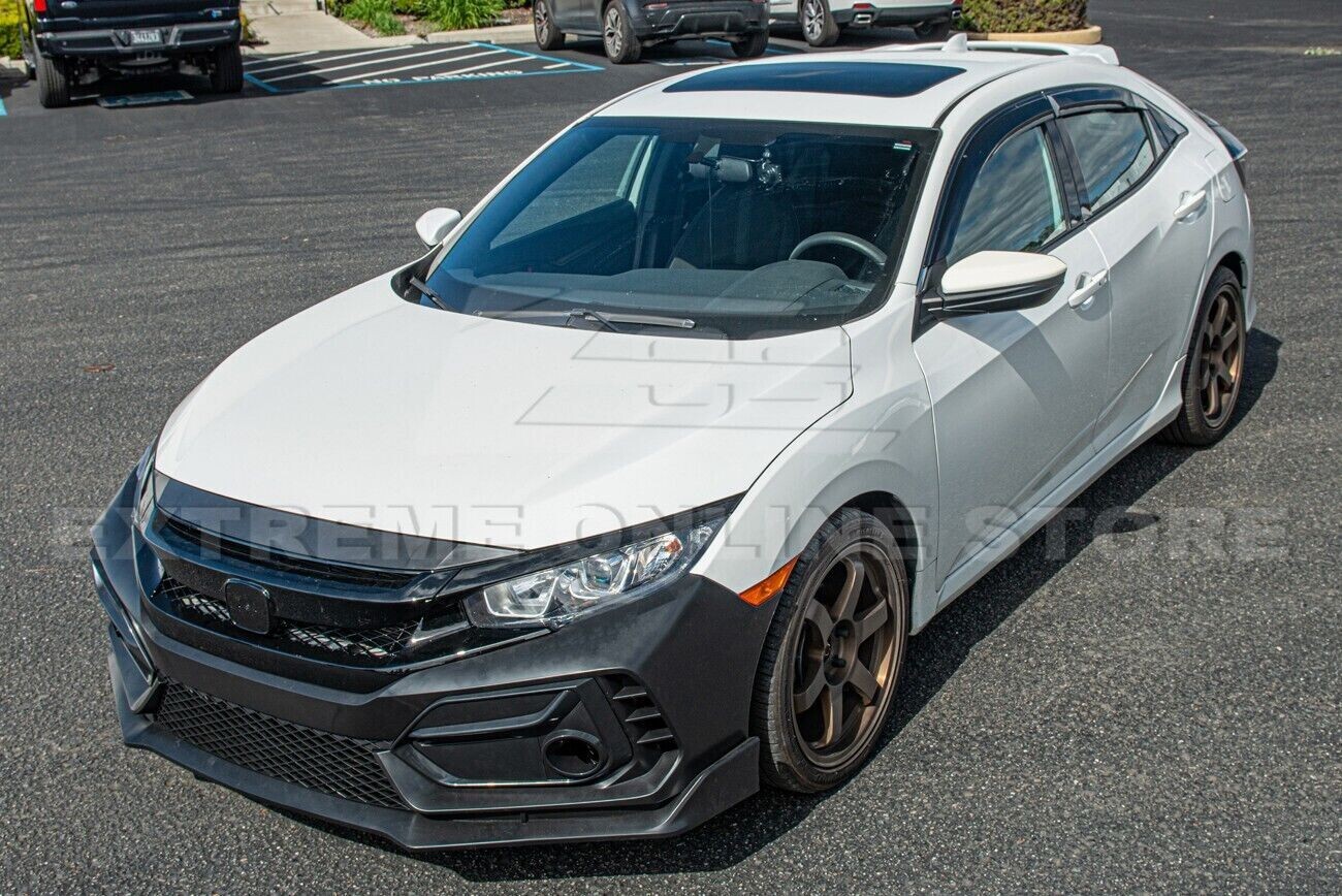 Type-R Style Front Bumper Grille Trim Lip For 20-21 Honda Civic ...