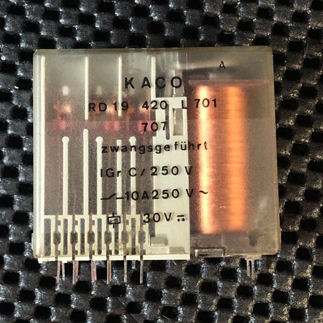 KACO Rd 19 420 L 701 Plug-in Relay 30v-dc 10a for sale online | eBay