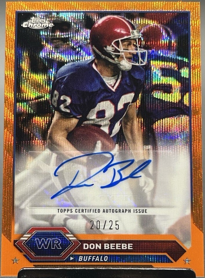 2023 Topps Composite - Topps Chrome Autographs Don Beebe #TCA-DBE ...