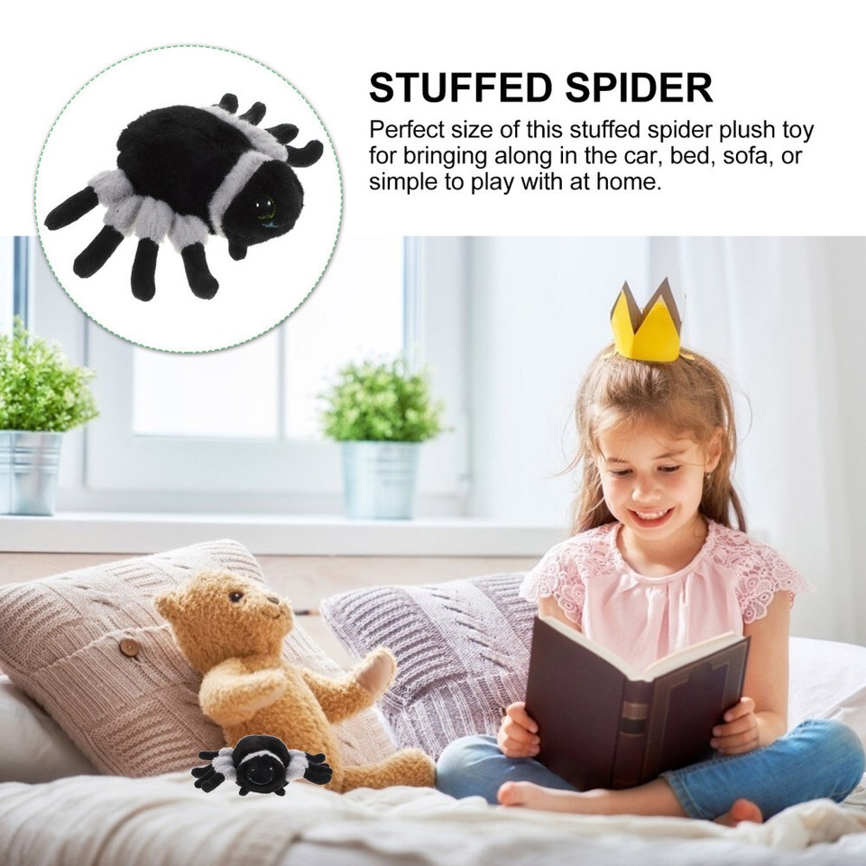 Plush Spider Toy Stuffed Animal Plush Toy Adorable Stuffed Spider ...