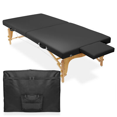 Portable Physical Therapy Stretching Treatment Massage Table - Black | eBay