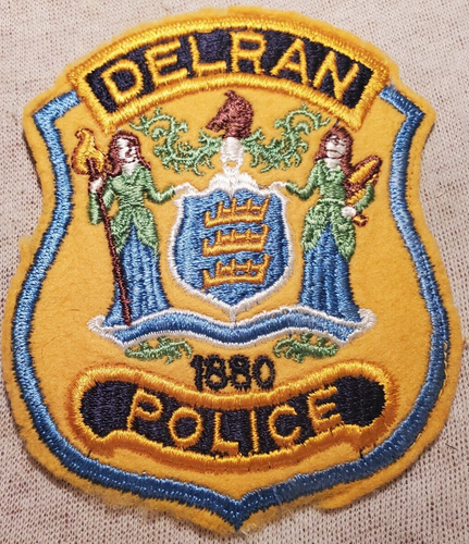 NJ Vintage Delran New Jersey Police Shoulder Patch | eBay