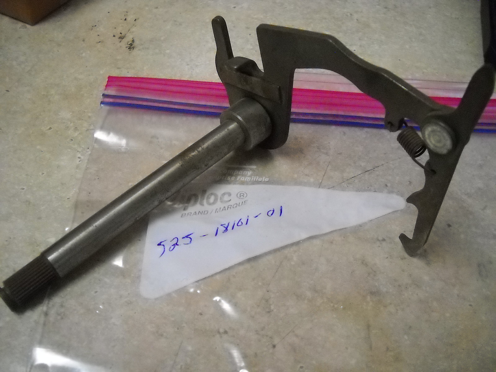 NOS OEM Yamaha Change Shaft 1975-79 YZ100 Competition MX125 Trials 525 ...