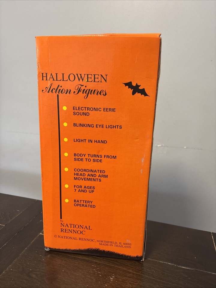 Vintage Rennoc Vampire Dracula Halloween Decoration Motionette 17” Read ...