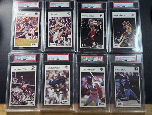 1986 Marketcom Sports Illustrated 20 CT SET MICHAEL JORDAN TEST STICKER ...