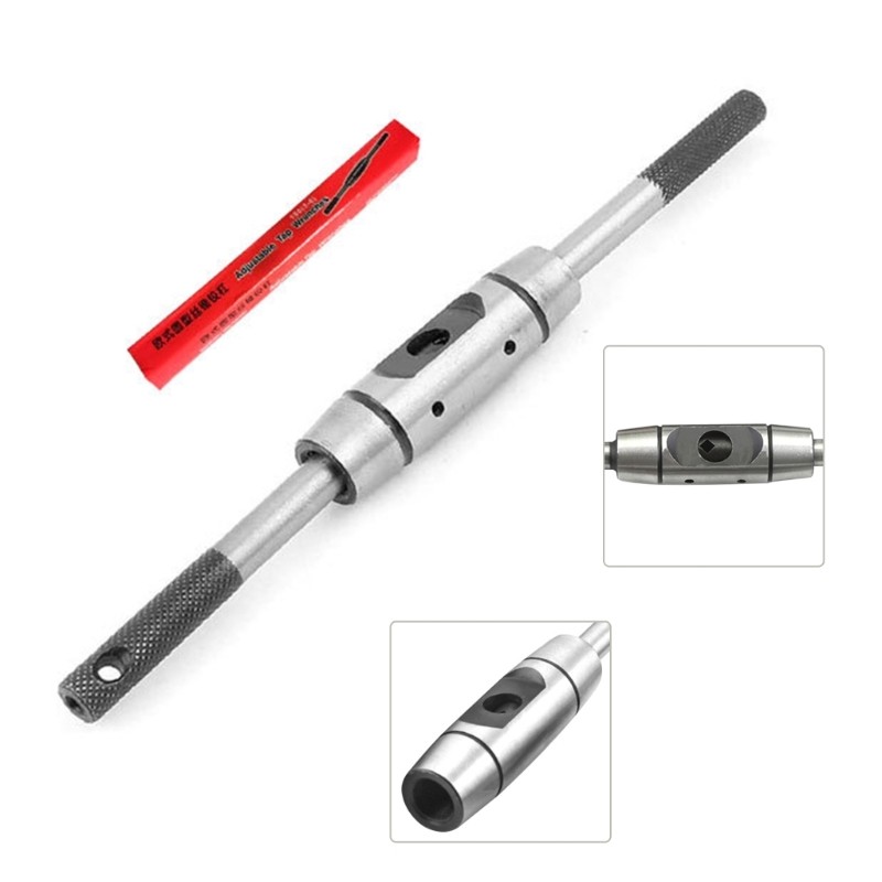 Adjustable Tap Wrench Handle Metric 2-8mm Thread Tap Holder Reamer Hand ...