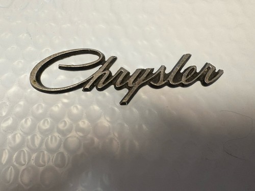 Chrysler emblem in script - Car Enthusiasts - 5 inches long | eBay