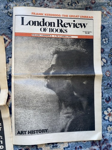 Lot of (9) 1981 - 82 Vintage London Review of Books Magazines Art ...