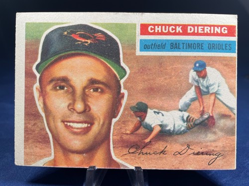 1956 Topps Baseball Card Chuck Diering #19 Baltimore Orioles | eBay