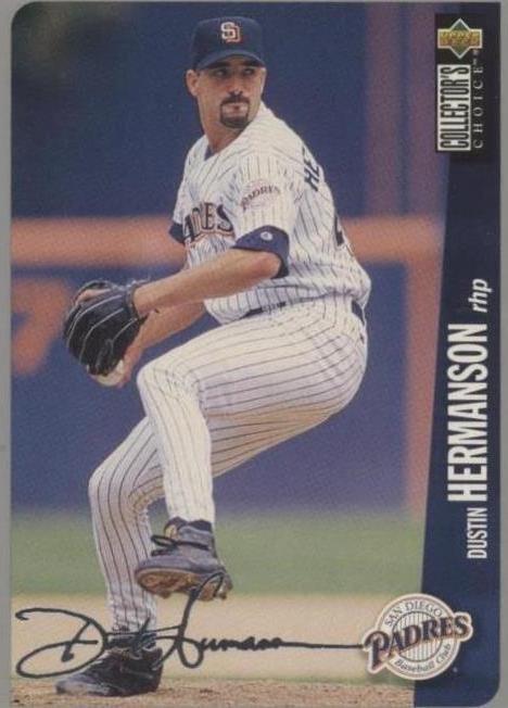 1996 Upper Deck Collector's Choice - Dustin Hermanson #702 Silver Foil ...