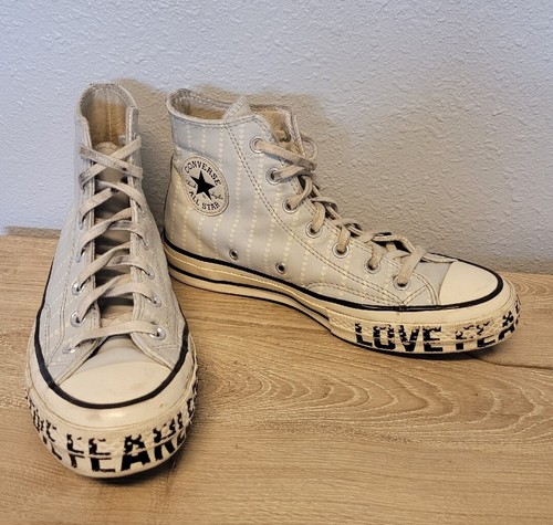 Converse Chuck 70 High Love Fearlessly - 567152C Gray Hearts Women's ...