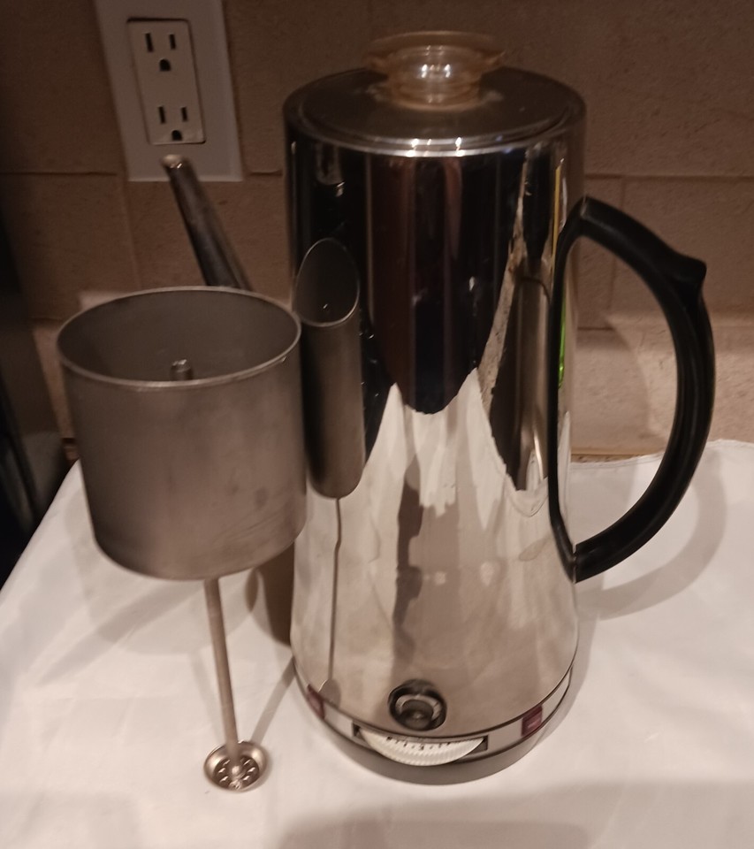 M162 Vintage SUNBEAM Coffeemaster AP-M Percolator Coffee Maker Pot NO ...