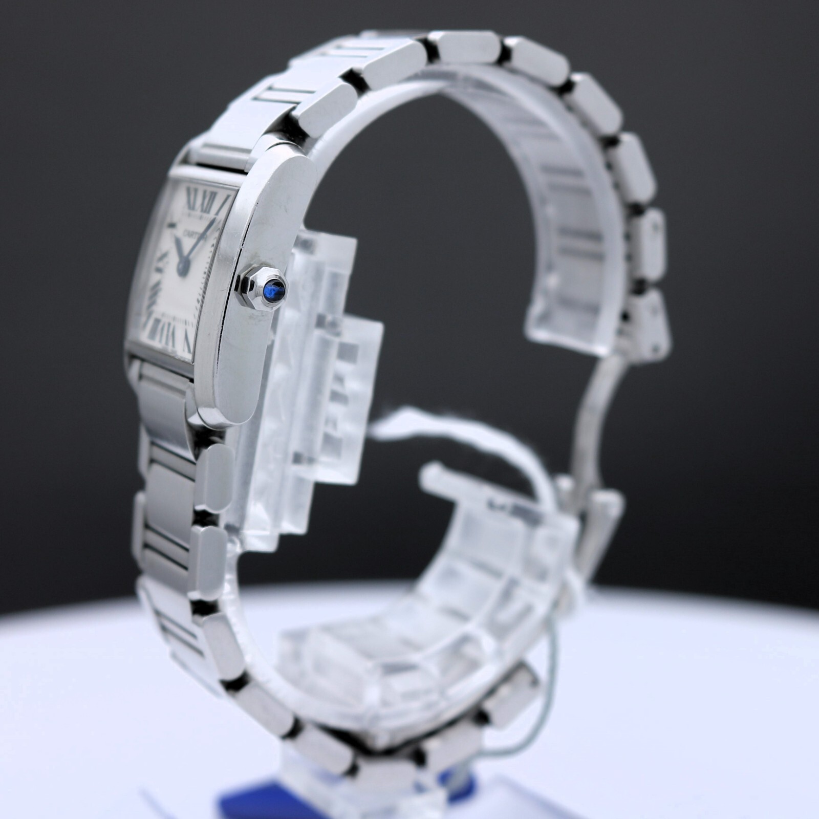 Cartier Tank Francaise Steel W51008Q3 Ladies Small 20mm Quartz XA101 | eBay