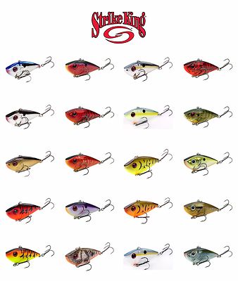 Strike King Red Eye Shad Tungsten 2 Tap 3/4 oz. Lipless Crankbait ...