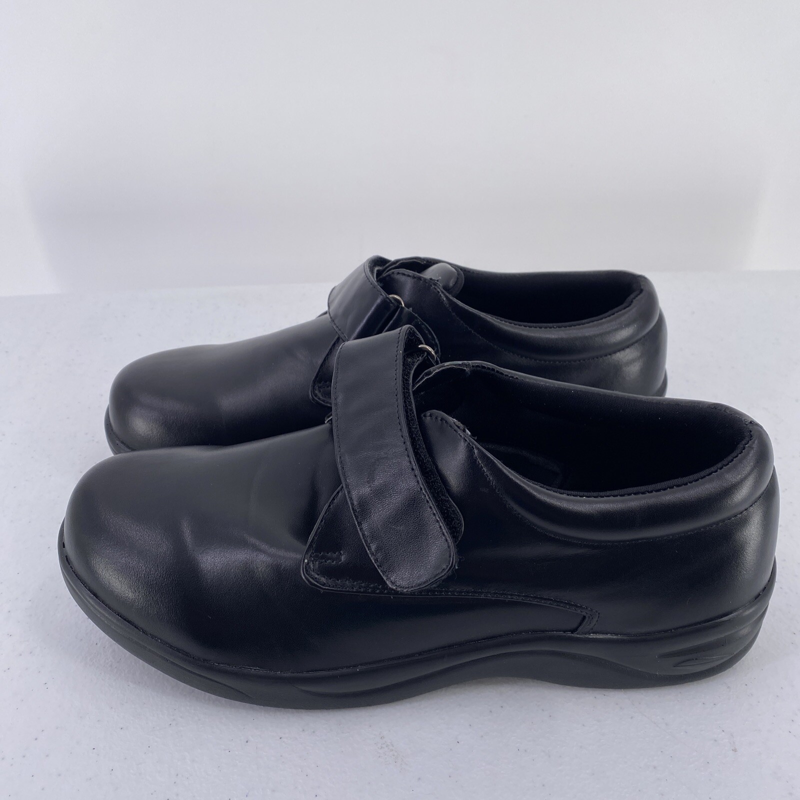 Stride Lite Diabetic Shoes Black Womens 9M Hook and Loop Leather Never Worn | eBay