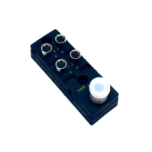 Turck TB-4M8M-3P2-FS8 4-Port Passive Actuator/Sensor M8/M12 Junction ...