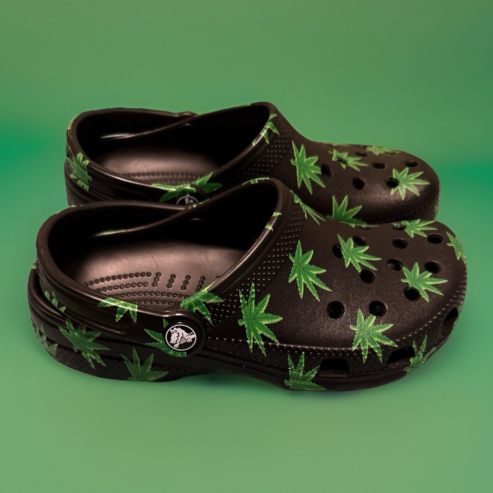 Crocs Classic Hemp Leaf Clog Men’s Size 5 Women’s Size 7 NWOB | eBay
