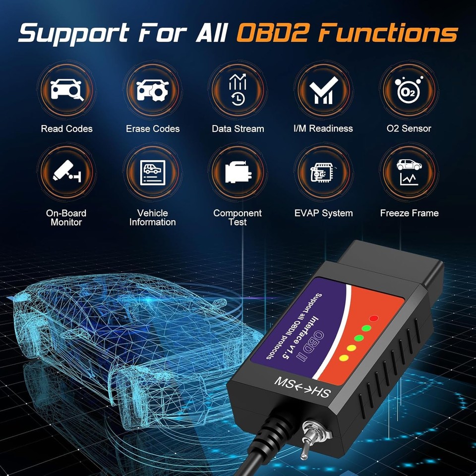 FORSCAN OBD2 Adapter USB Diagnose-Scan-Tool MS-CAN HS-CAN | eBay