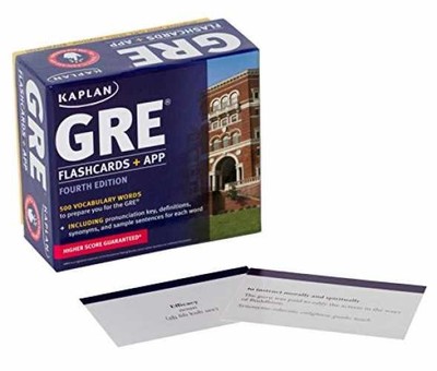 GRE Vocabulary Flashcards + App (Kaplan - Cards, by Kaplan Test Prep ...