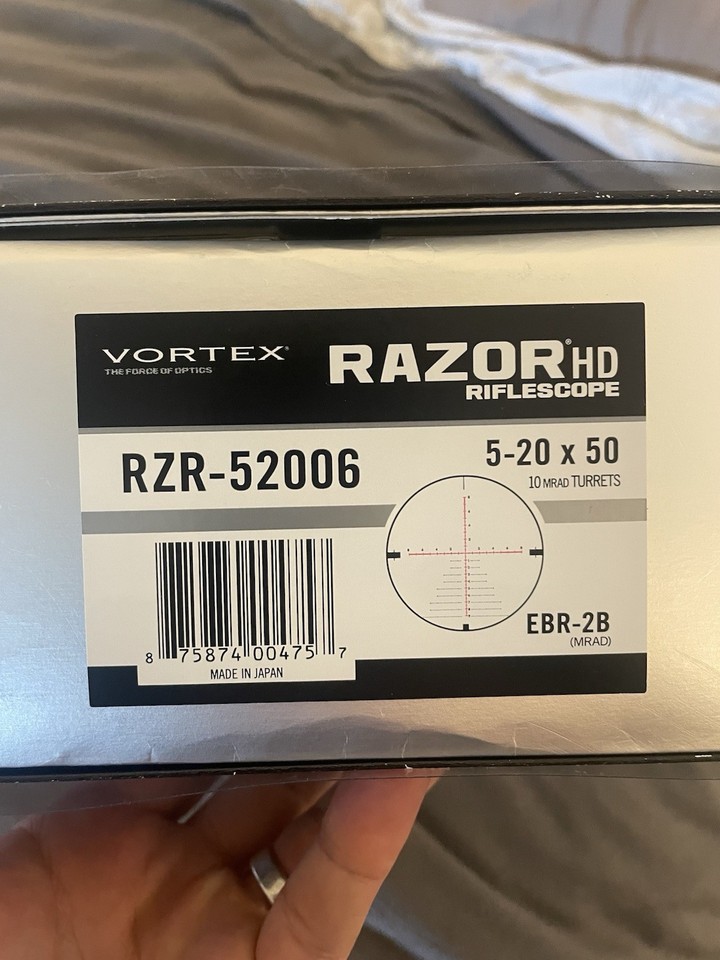 Vortex Razor HD 5-20x50 EBR-2B MRAD FFP Riflescope And Accu-Tac ...