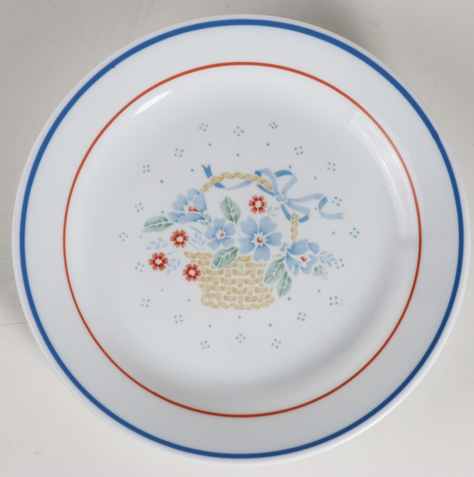 6 Corelle Country Cornflower 7-1/8" Salad Bread and Butter Plates ...