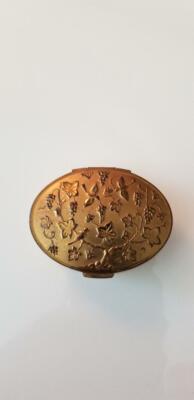 VINTAGE 1950'S VOLUPTE GOLD BIRDS WITH GRAPEVINE COMPACT | eBay