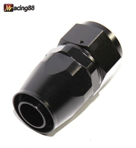 Black -16AN AN16 Straight Swivel Oil/Fuel/Gas Line Hose End Fitting ...