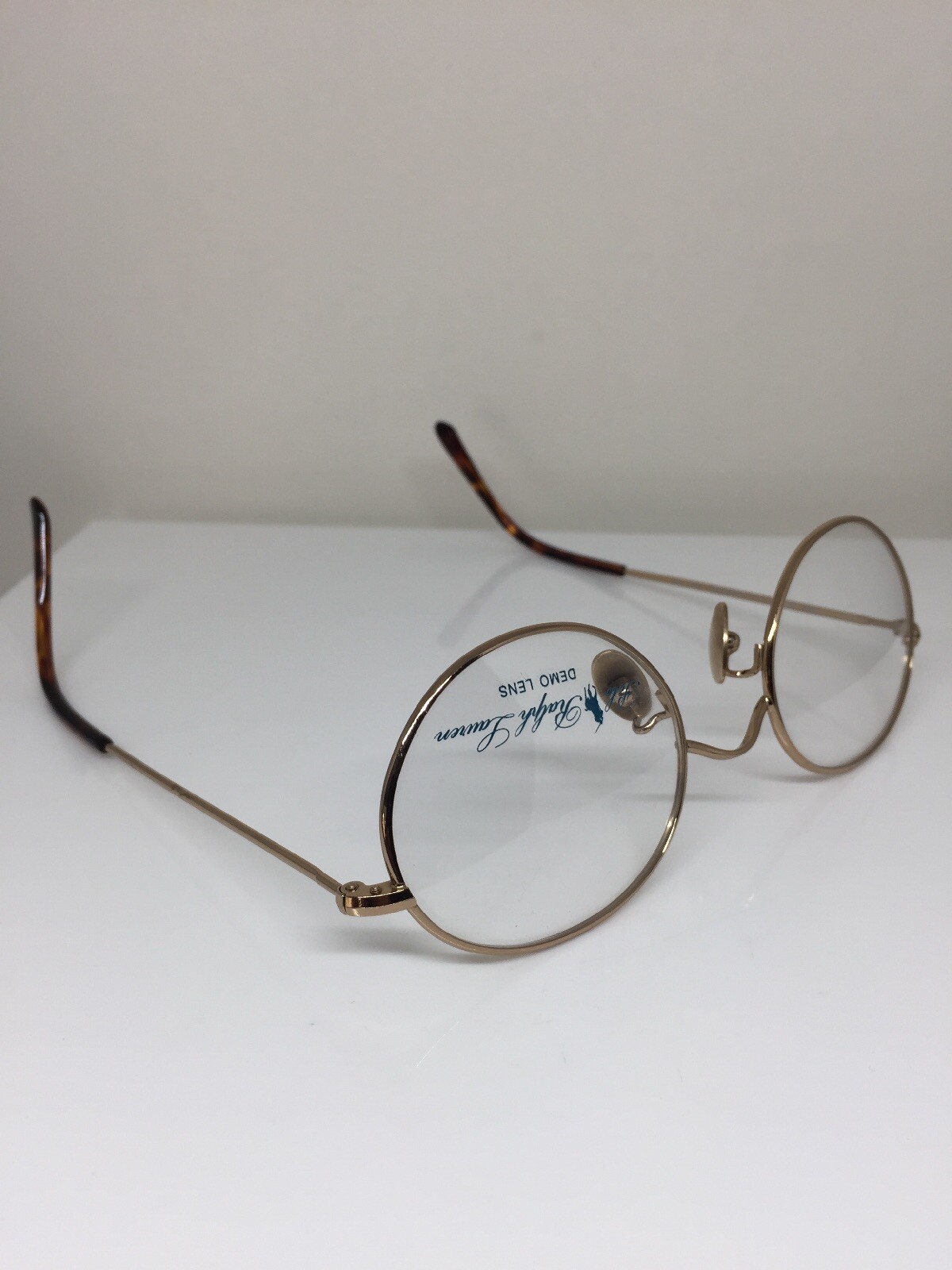 New VINTAGE Polo Ralph Lauren Polo Classic 61 EYEGLASSES C. 0YG Gold ...