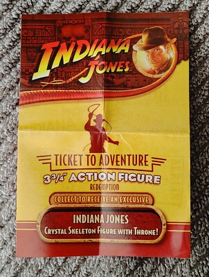 Indiana Jones Ticket To Adventure Passport Crystal Skeleton Sticker ...