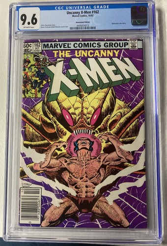 Uncanny X-Men #162 Newsstand CGC 9.6 - Wolverine Solo Story Marvel 1982 ...